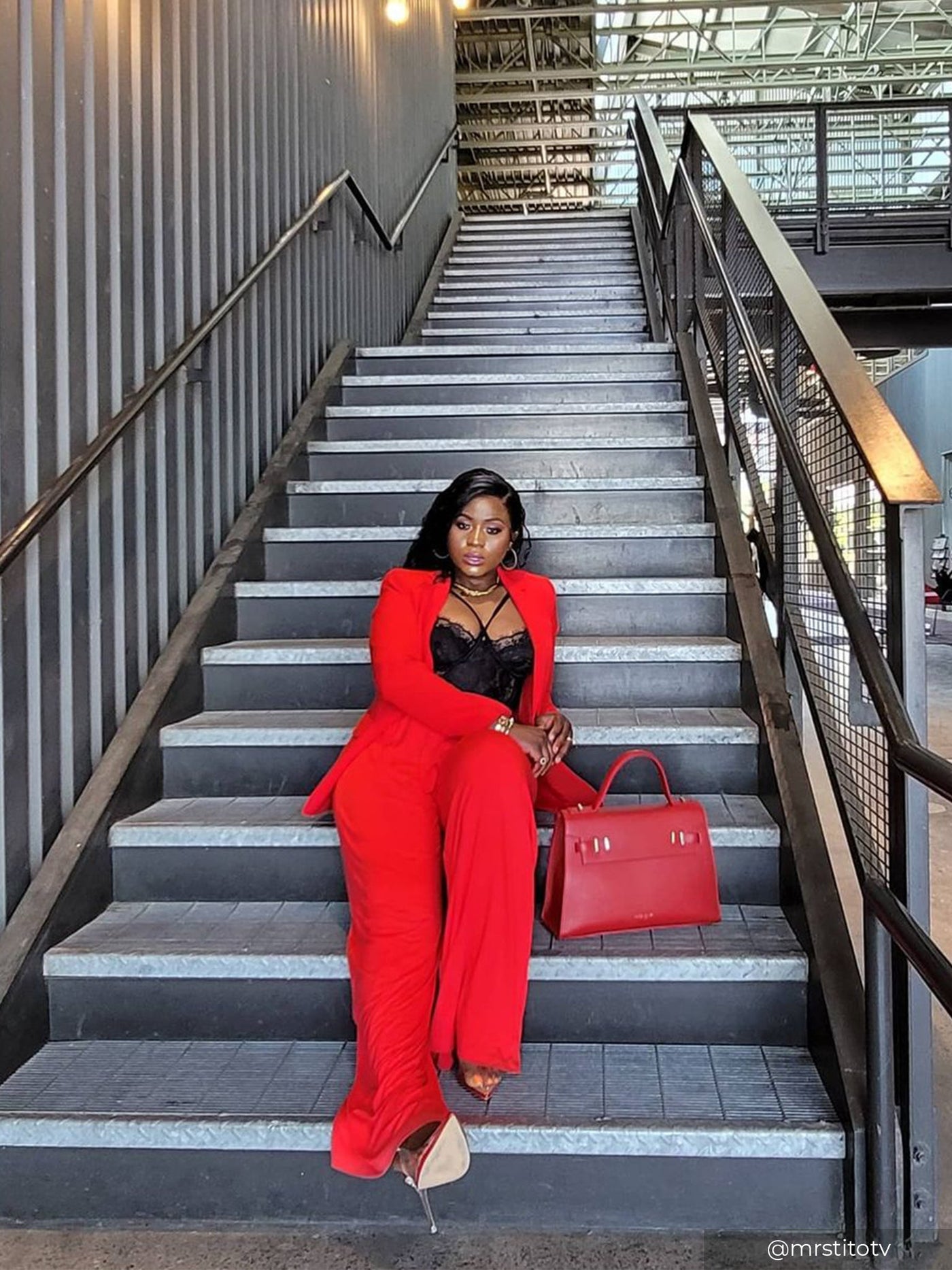 Ava Gold 14" - Red – Teddy Blake